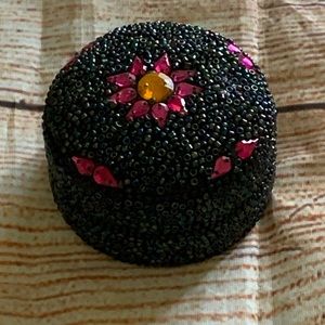 Other | Vintage Made In India Small Round Trinket Box | Poshmark